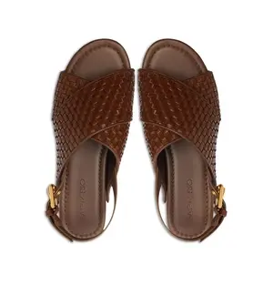 Farm Rio Woven Platform Sandals
