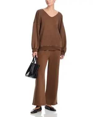 Vintage Havana Wide Leg Pants - Coffee