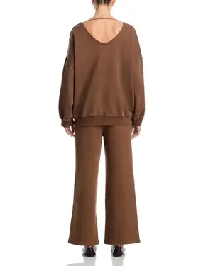 Vintage Havana Wide Leg Pants - Coffee