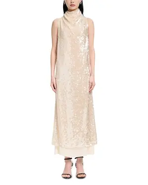 Altuzarra Noor Silk Dress - Macadamia