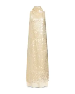 Altuzarra Noor Silk Dress - Macadamia
