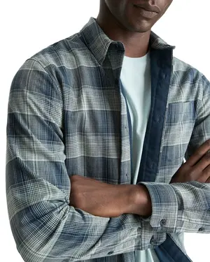 Vince Big Sky Long Sleeve Button Front Shirt