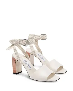 JIMMY CHOO Rori 85 Sandals - Latte