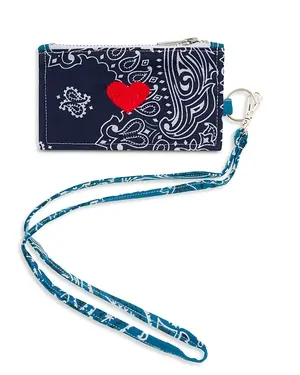 CALL IT BY YOUR NAME Bandana Card Holder - Navy
