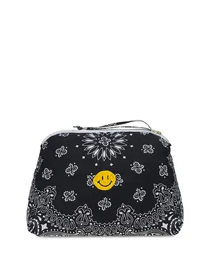 CALL IT BY YOUR NAME Large Bandana Vanity Bag - Black