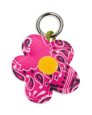CALL IT BY YOUR NAME Fleur Flower Bag Charm - Fuchsia