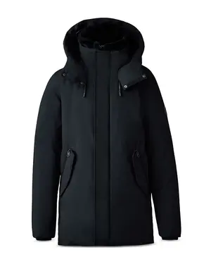 Mackage Sullivan 2-in-1 Down Coat With Removable Bib - Black