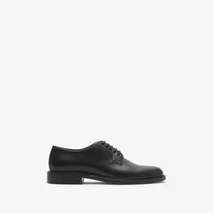 Burberry Leather Manor Derby Shoes