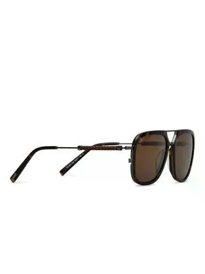 TOD'S Square Frame Sunglasses - Brown