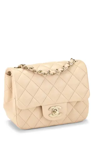 Chanel Lambskin Square Flap