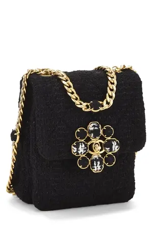 Chanel Tweed Bijoux Chain Flap