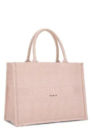 Dior Embroidered Book Tote - Pink