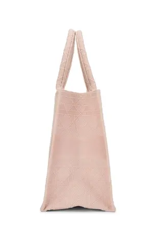 Dior Embroidered Book Tote - Pink