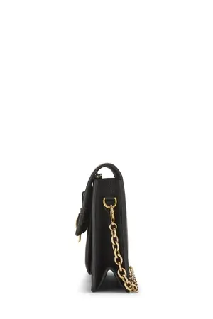 LOUIS VUITTON Damier Ebene Vavin Wallet On Chain - Black