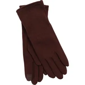Echo Comfort Stretch Long Touch Gloves - Chocolate