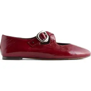 Madewell Remy Crisscross Mary Jane Flat - Cabernet