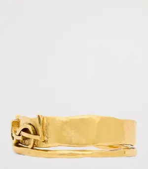 Saint Laurent Cassandre Monogram Bangle
