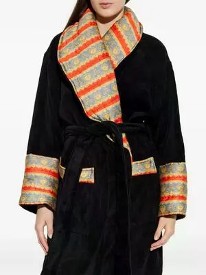 Versace Striped Bath Robe