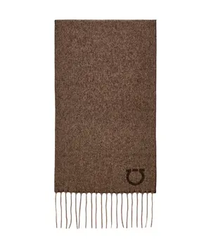 FERRAGAMO Jacquard Scarf - Beige