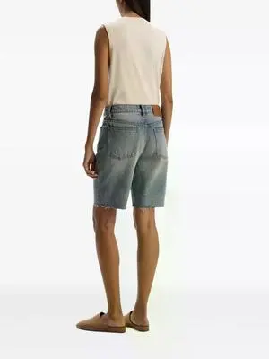 12 STOREEZ Frayed-edge Denim Shorts