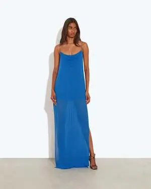 RAT & BOA Column Slip Dress - Blue