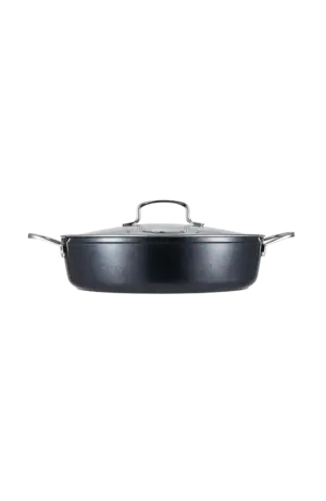 CUISINE::PRO® Green Stone™ 6.1 Qt. Ultimate Pan With Lid - Black