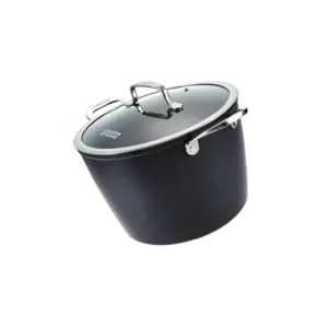 CUISINE::PRO® Green Stone™ 8.5 Qt. Stockpot With Lid - Black