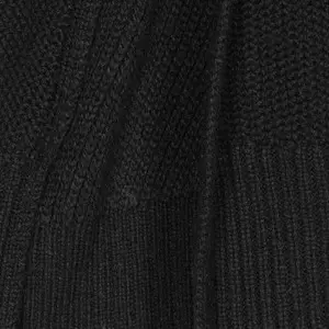 Echo Texture Knit Cape - Black