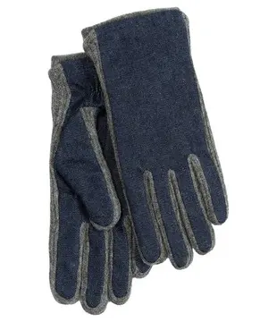 Echo Denim Combo Gloves - Navy/denim