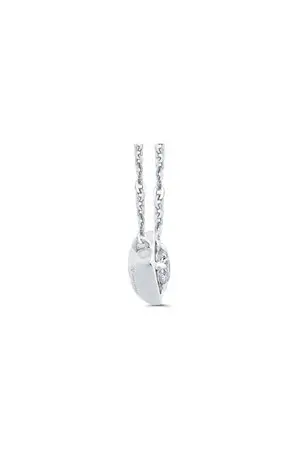 SEED2STONE Pear Diamond Pendant Necklace - Silver