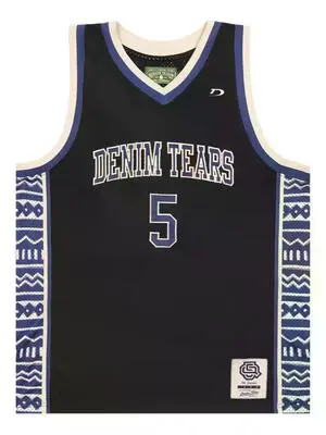 DENIM TEARS 5q Game T-shirt - Black