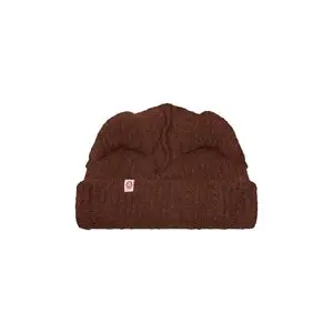 CHARLES JEFFREY Alpaca Chunky Ears Beanie - Brown