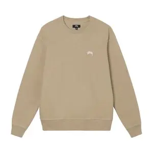 StÜssy Overdyed Stock Logo Crew - Tan