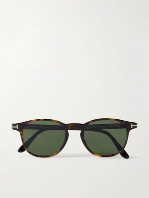 TOM FORD Round-frame Acetate Sunglasses - Brown
