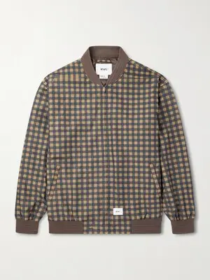 WTAPS Checked Shell Jacket - Neutrals