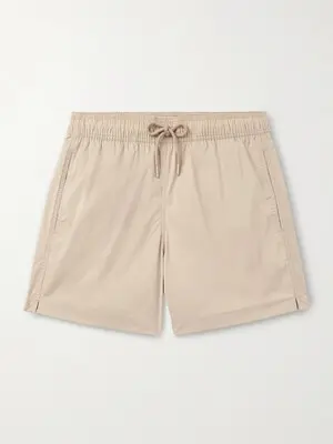 Frescobol Carioca Salvador Mid-Length Swim Shorts Neutrals