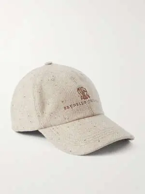 Brunello Cucinelli Logo-embroidered Baseball Cap - Cream