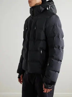 Bogner Blaine Panelled Quilted Shell Hooded Jacket
