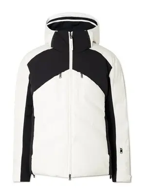 Bogner Jervis-d Panelled Quilted Shell Hooded Down Jacket - White