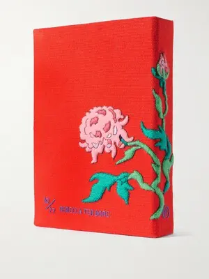 OLYMPIA LE-TAN Lepidoptera Embroidered Clutch