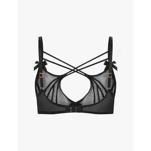 Agent Provocateur Nicki High-neck Underwired Mesh Bra