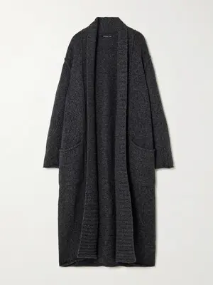 JAMES PERSE Cashmere Longline Cardigan - Gray