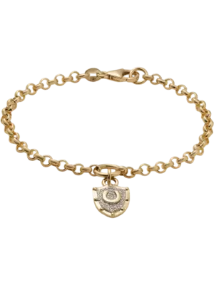 FOUNDRAE Protection Diamond Bracelet - Gold