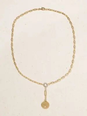 FOUNDRAE Dream + Refined Clip 18-karat Diamond Necklace - Gold