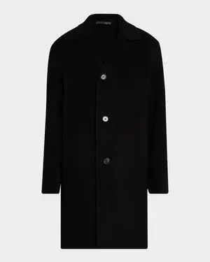 Men's Black Overcoats