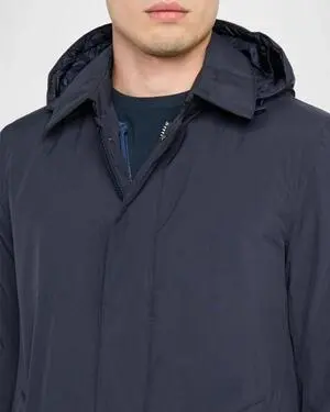 Herno Microfiber Parka With Removable Hood - 9201
