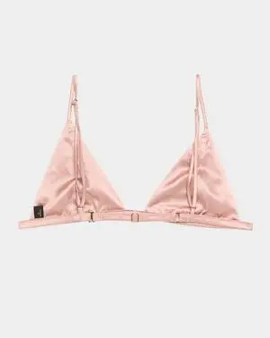 Kiki De Montparnasse Smooth Wireless Triangle Bra - Sterling