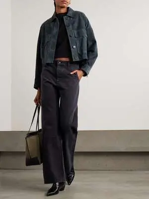 ARMA Miri Cropped Suede Jacket