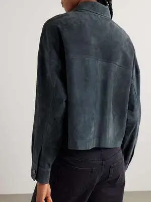 ARMA Miri Cropped Suede Jacket