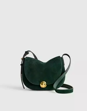 Madewell The Dakota Saddle Bag - Midnight Forest